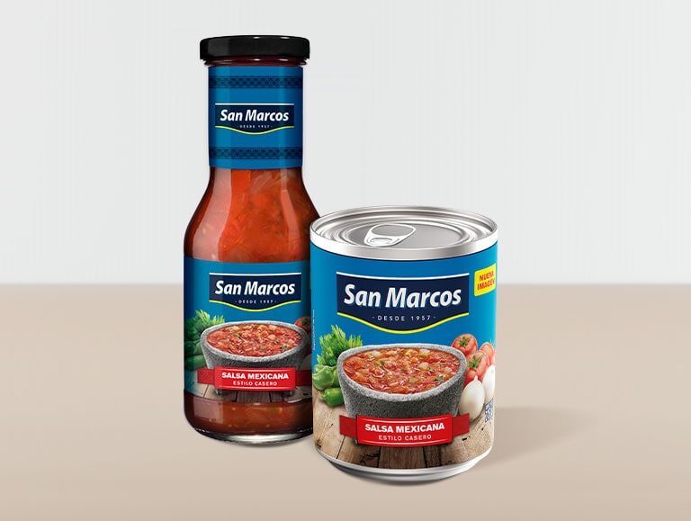 Salsa Mexicana San Marcos - Alimentos San Marcos - Auténtico sabor mexicano